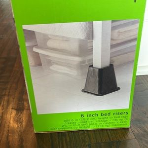 Target | Storage & Organization | New In Box Square Black Bed Risers ...